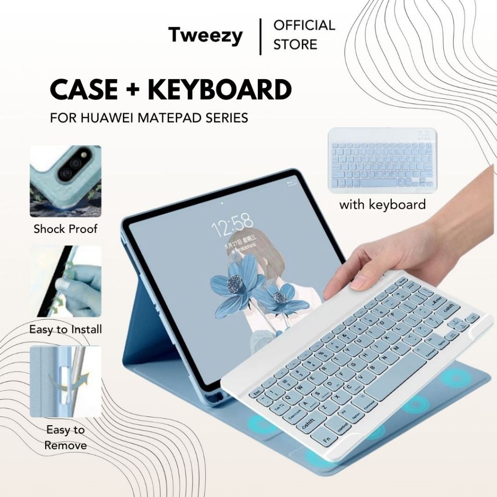Jual Case Keyboard Huawei Matepad SE 11" 2024 / 11" 2021/2023 / T10 ...