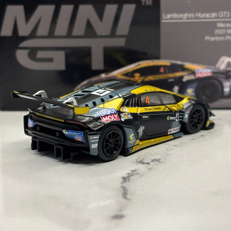 Jual Mini GT Lamborghini Huracan GT3 Evo (Macau GT Cup) || Mini GT 645 ...