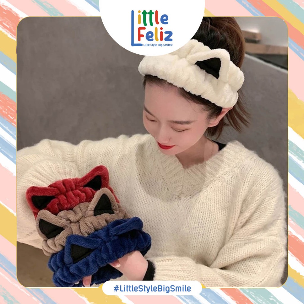 Jual LITTLEFELIZ BA55 Bandana Bando Headband Makeup atau Cuci Muka ...