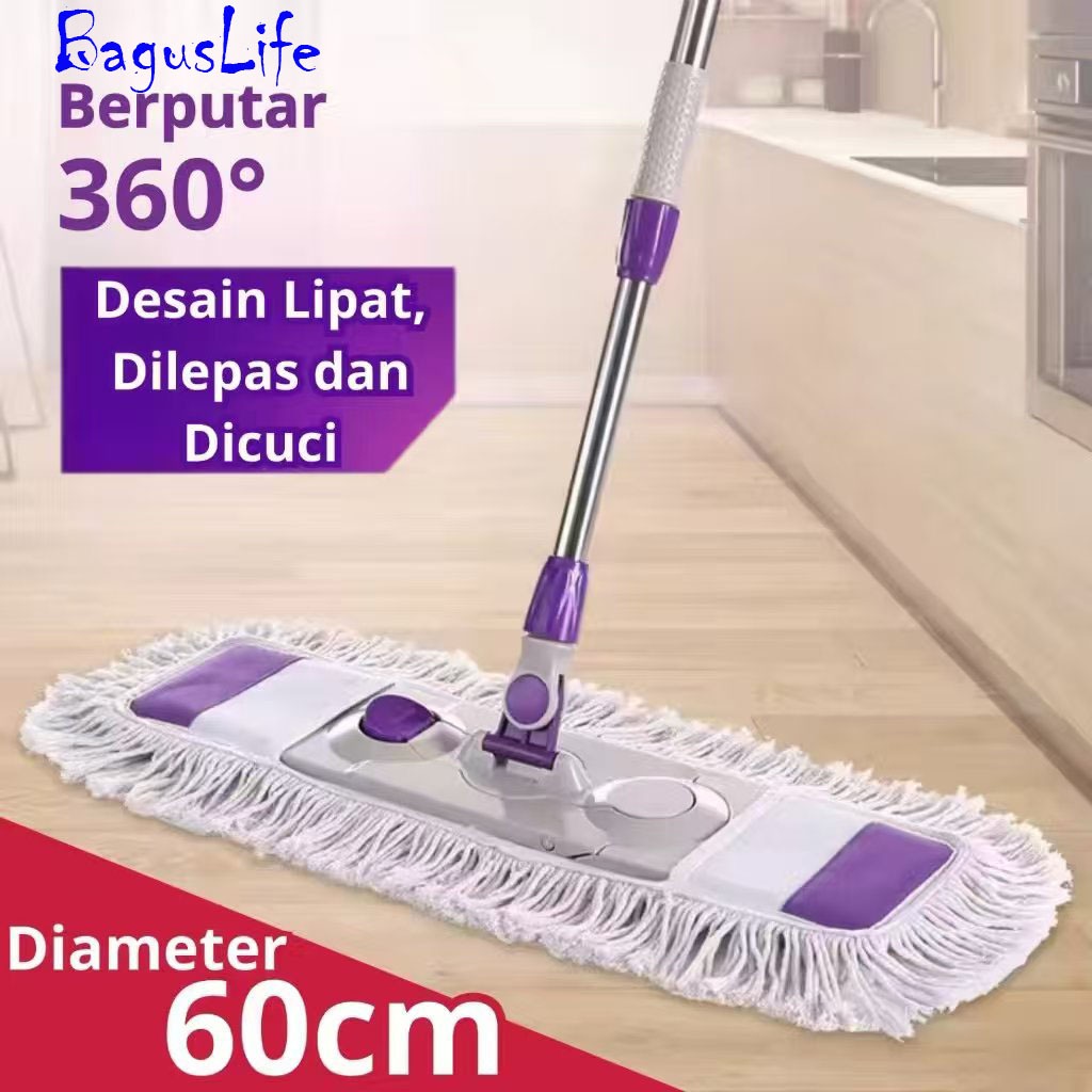 Jual 2 Kain Pel Lobby Sapu Lanti Bisa Berputar Kain Bisa Cuci Lobby ...