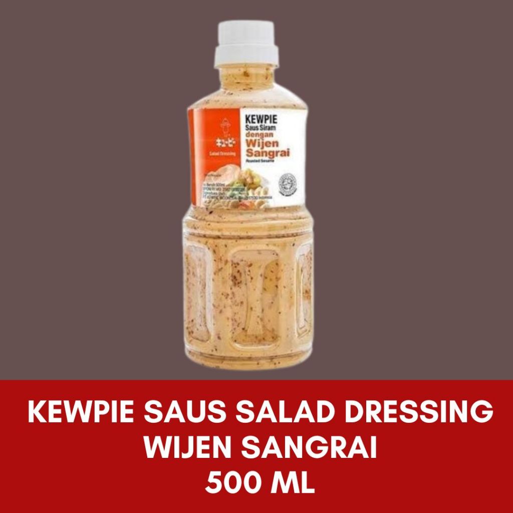 Jual saus salad dressing Kewpie wijen sangrai 500ml halal premium ...