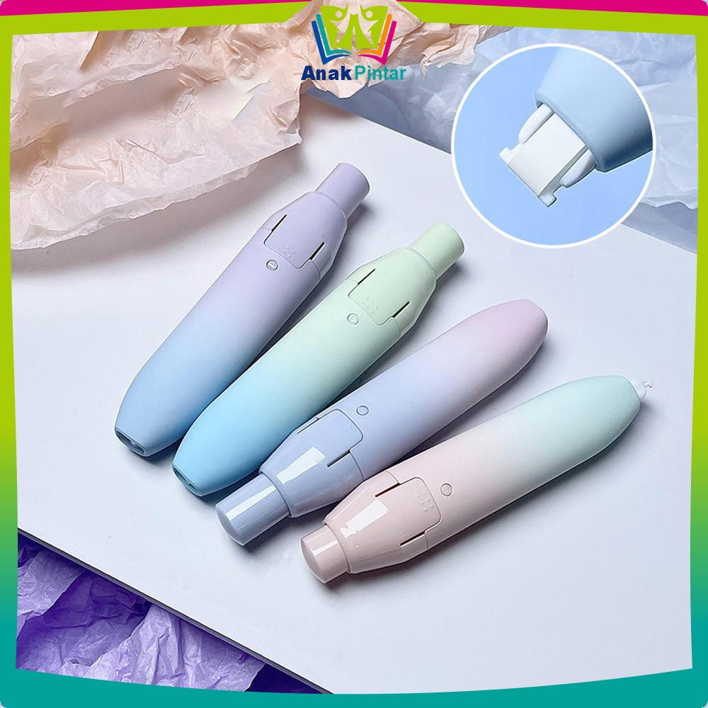 Jual Tip X Kertas Gradasi Warna Pastel Aesthetic / Tip Ex Roll Two Tone ...