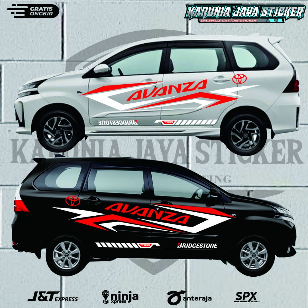 Jual NEW Stiker Striping Avanza Stiker List Minimalis Stiker Mobil ...