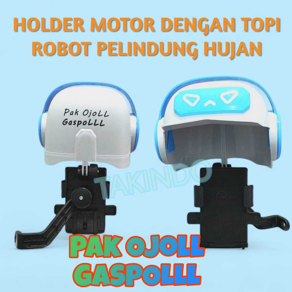 Jual (Takin) Holder Hp Motor + Topi Robot Helm Anti Air HMB 05 HMH 02 H ...