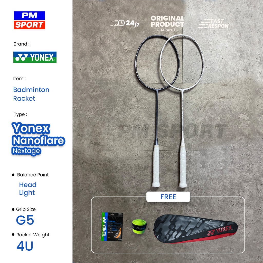 Jual RAKET BADMINTON / BULUTANGKIS YONEX NANOFLARE NEXTAGE ORIGINAL | Shopee Indonesia