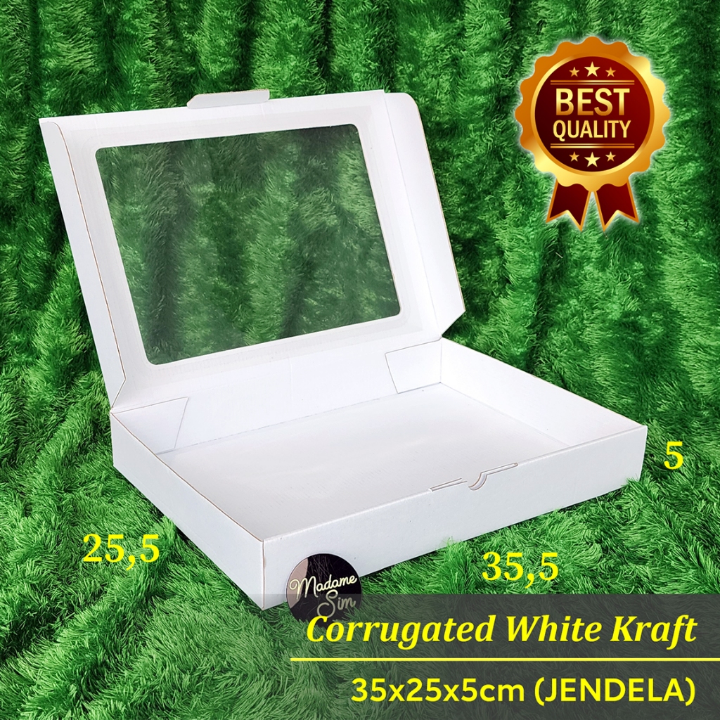 Jual BOX PACKING - KOTAK - KARDUS - DUS 35x25x5 - JENDELA - WK (ISI ...