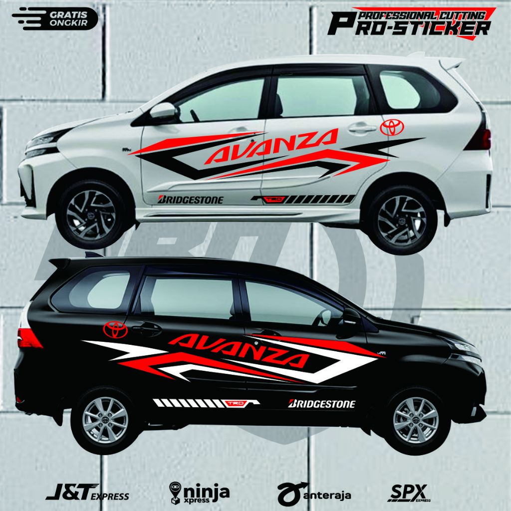 Jual NEW Stiker Striping Avanza Stiker List Minimalis Stiker Mobil ...