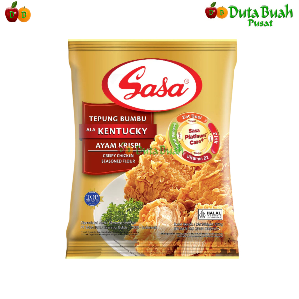 Jual DUTA BUAH Sasa Tepung Bumbu Kentucky 210g | Shopee Indonesia