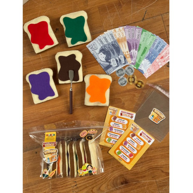 Jual HEPIKIDO . toko roti mainan . roti tawar selai . pretend play jual ...