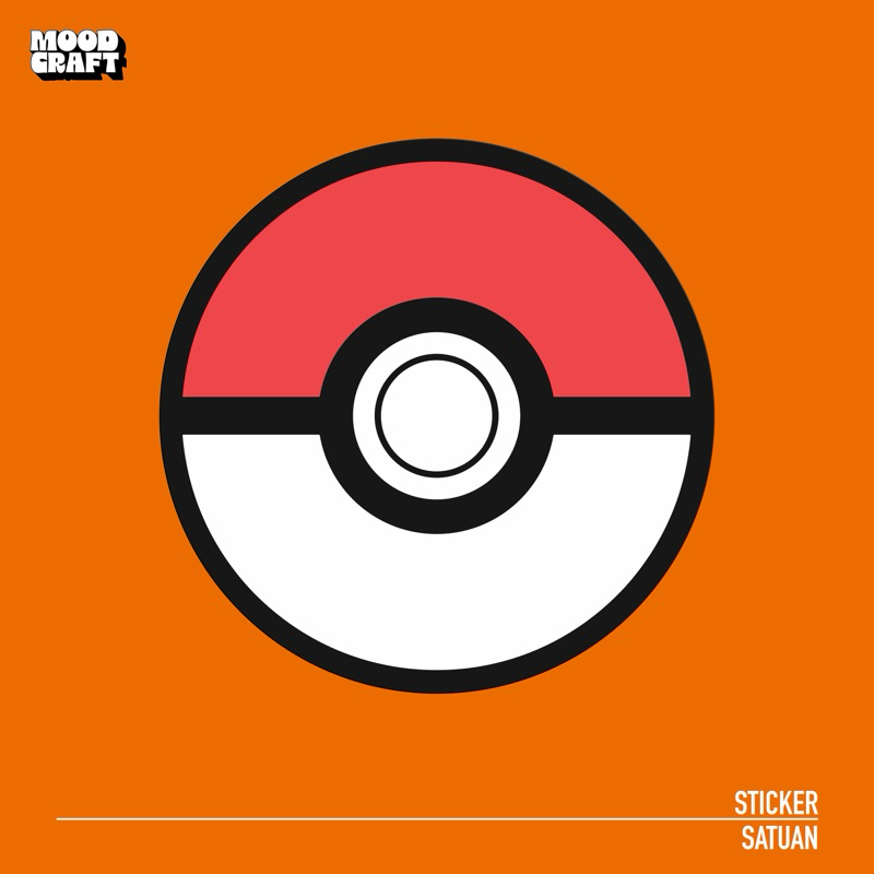 Jual Pokeball - Pokemon Vinyl Sticker | SS - 072 | Shopee Indonesia