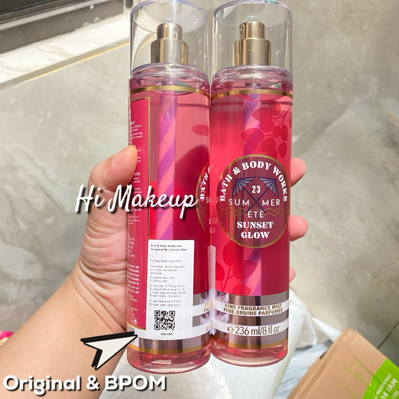 Jual Bath & Body Works Sunset Glow body mist Fragrance mist | Shopee ...