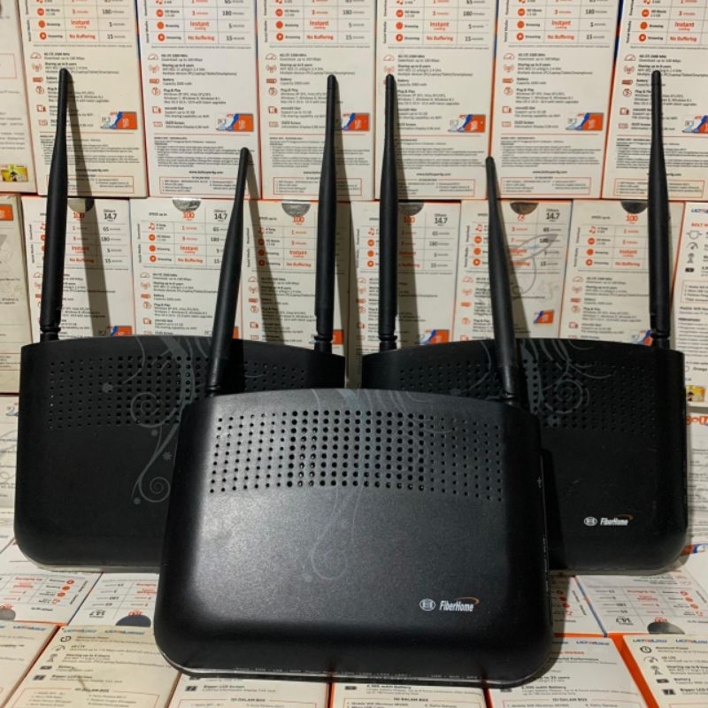 Jual FIBERHOME BATIK (Router & Adaptor) AN5506-04-FG Fort Biru GPON ONU ...