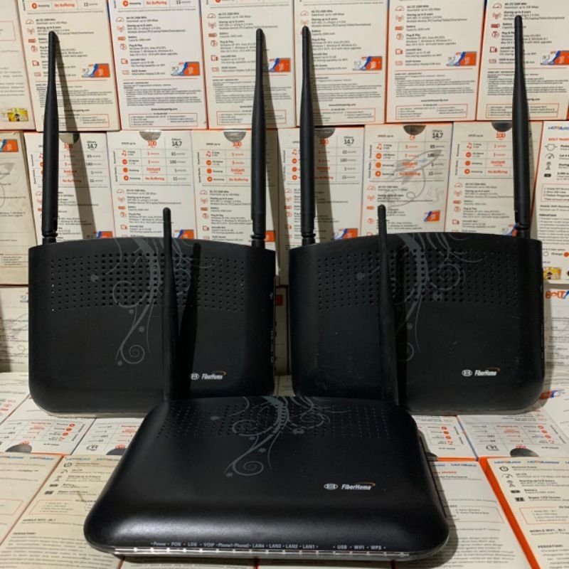 Jual FIBERHOME BATIK HITAM (Router No Adaptor) AN5506-04-FG PON ONU ...