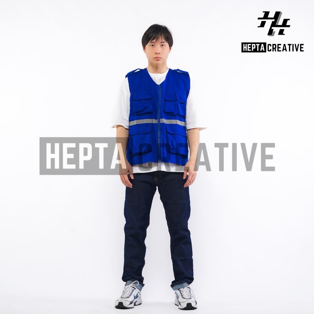 Jual HEPTA CREATIVE ROMPI SAFETY CARGO DRILL VEST PROYEK LAPANGAN ...