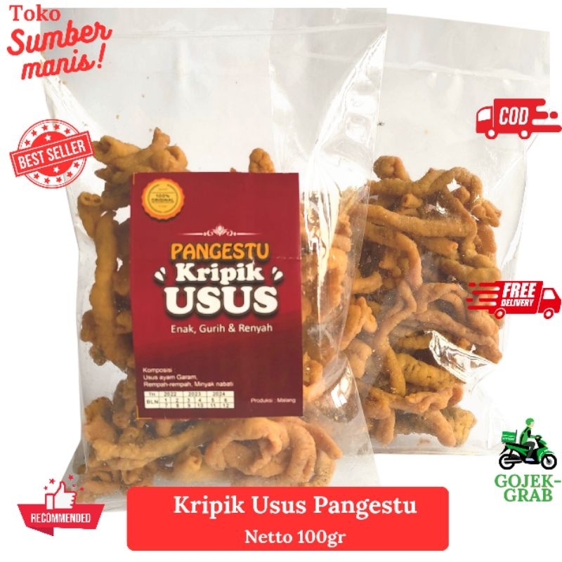 Jual Keripik Usus Pangestu 100gr Oleh Oleh Malang | Shopee Indonesia