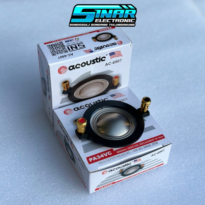 Jual SPUL TWEETER ACOUSTIC 300W 34 ORIGINAL | Shopee Indonesia