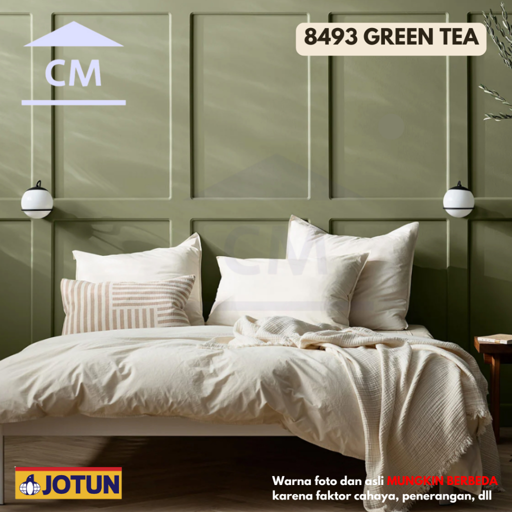 Jual JOTUN 8493 Green Tea (KEMASAN GALON) - Cat Tembok Exterior dan ...
