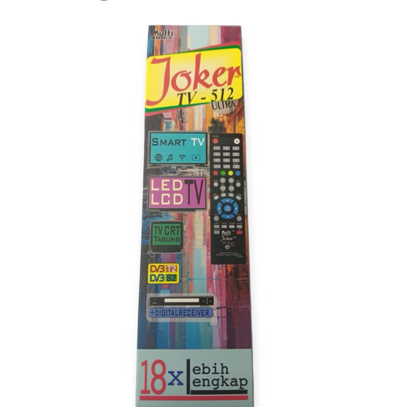 Jual Remote TV digital joker 18x Lebih lengkap | Shopee Indonesia