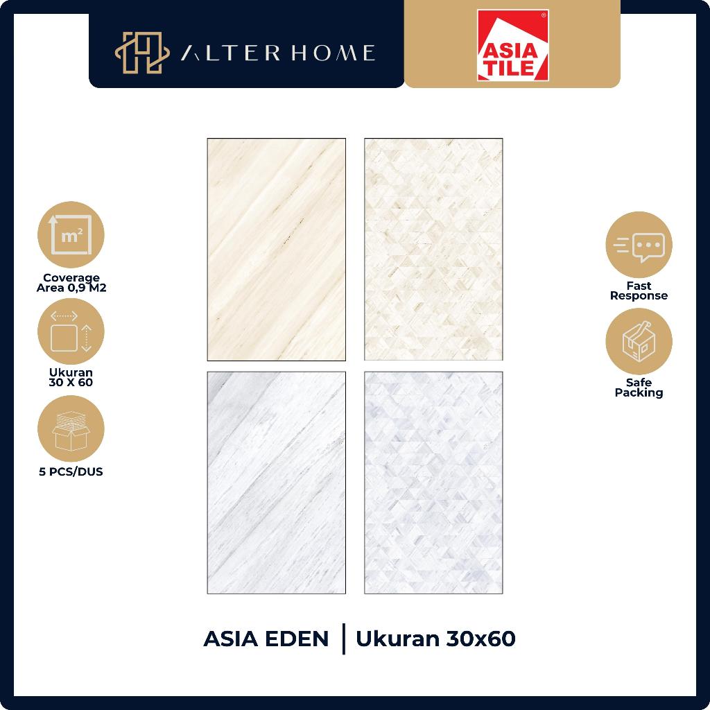 Jual KERAMIK DINDING ASIA EDEN KW 1 / UKURAN 30x60 / PERMUKAAN GLOSSY ...