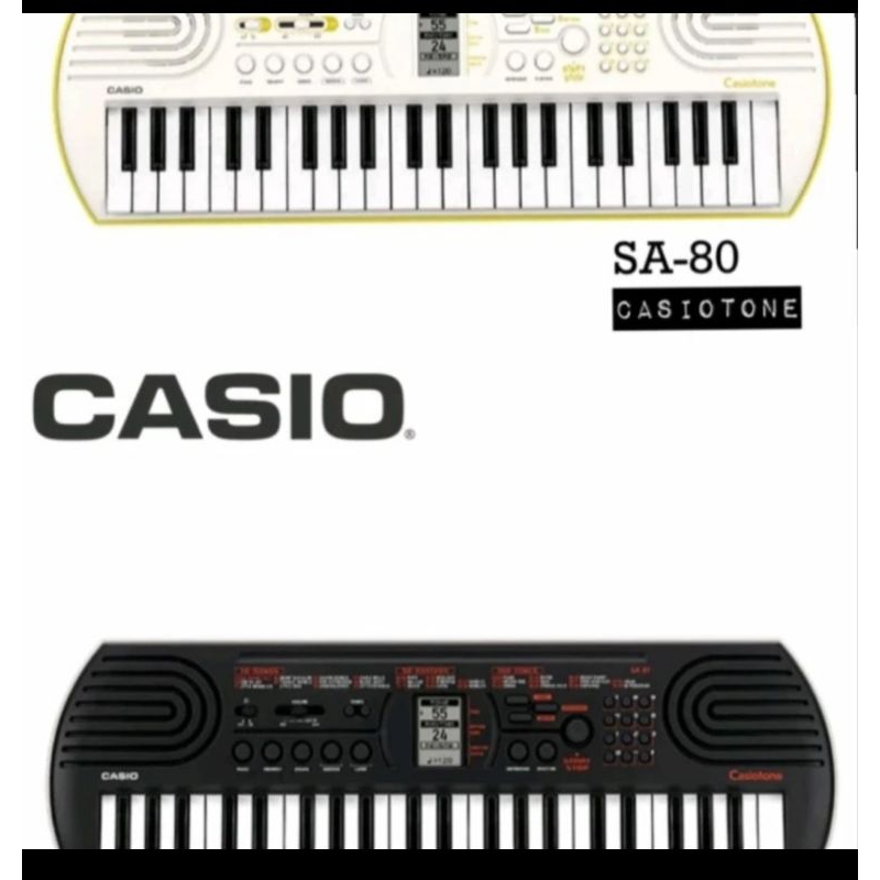 Jual KEYBOARD Casio SA-80 SA-81 Mini Portable Keyboard 44 tuts SA80 SA81 CASIO ORIGINAL | Shopee ...