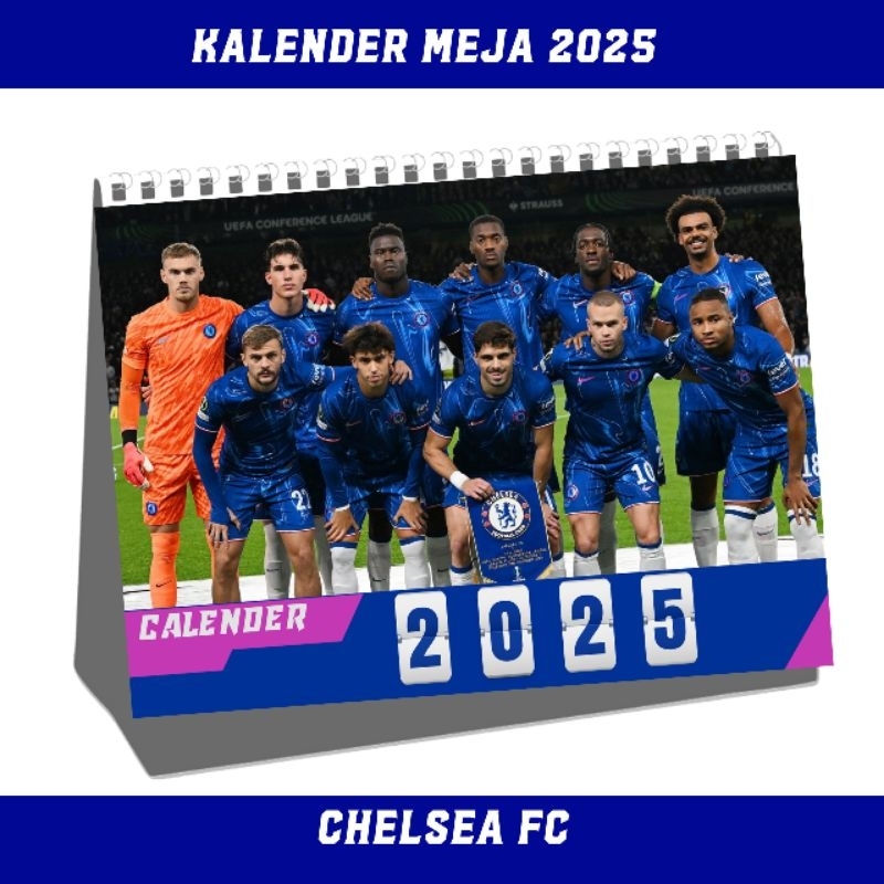 Jual Kalender Meja 2025 Chelsea Vip premium | Shopee Indonesia