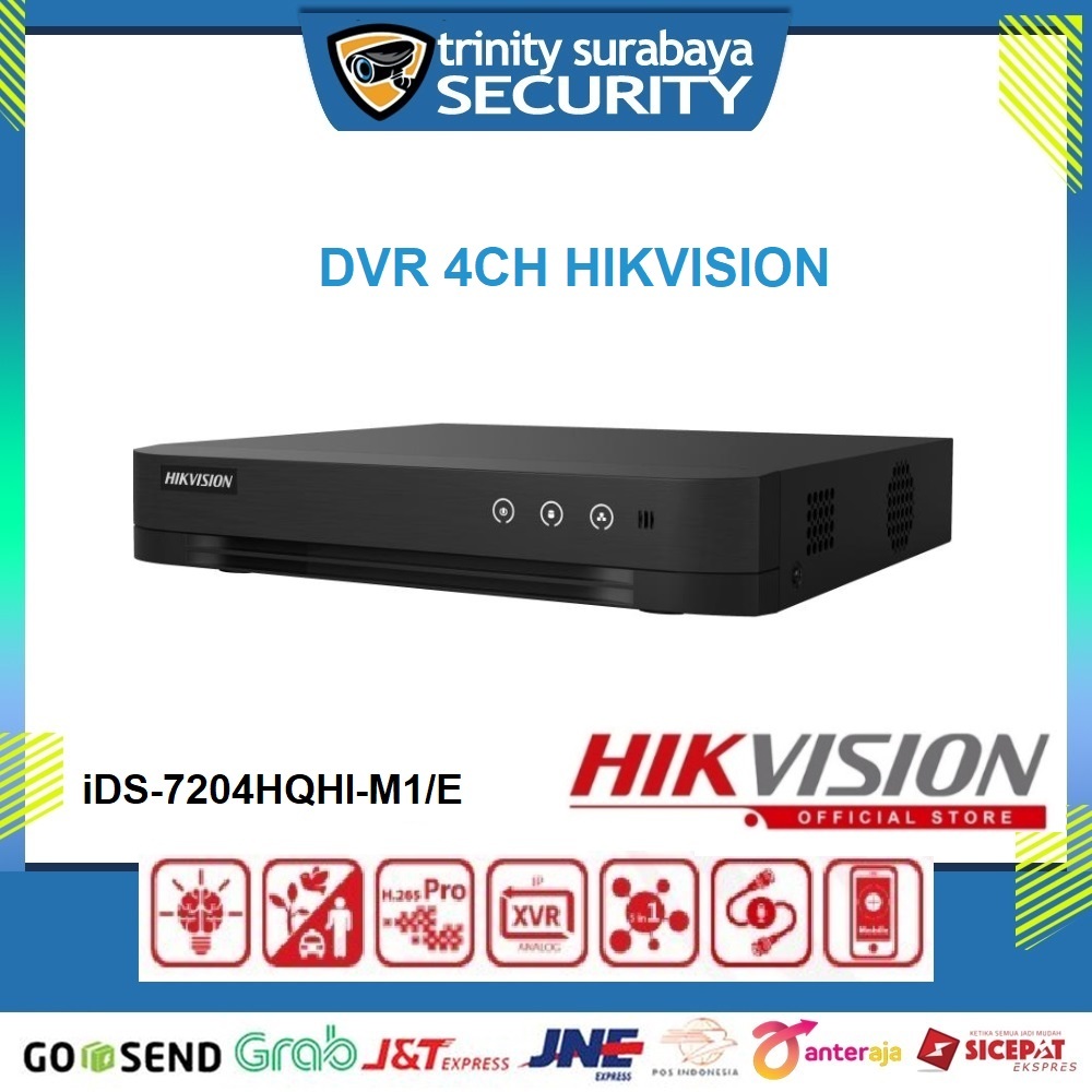 Jual DVR 4ch Hikvision 7204HQHI-M1/E | Shopee Indonesia