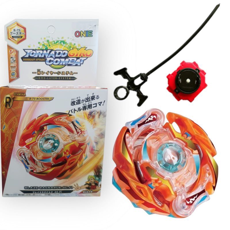 Jual Mainan Gangsing Beyblade B-75 BLAZE RAGNARUK.4C.FI Tornado Gyro ...