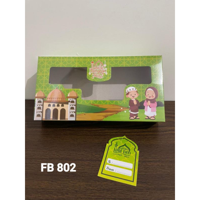 Jual kardus dus box kue kering lebaran idul fitri FB 802 2 toples 250 ...