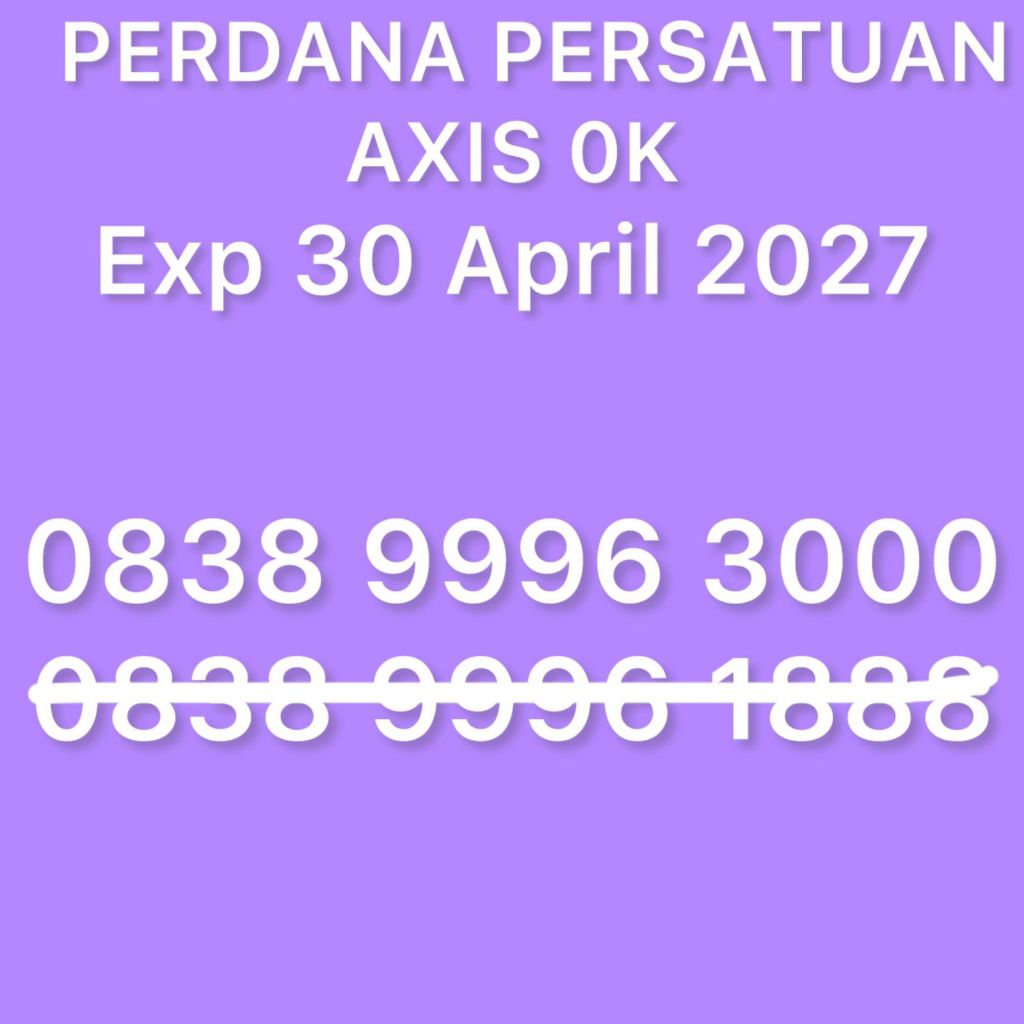 Jual Perdana AXIS 0K (NO ANTIK) | Shopee Indonesia