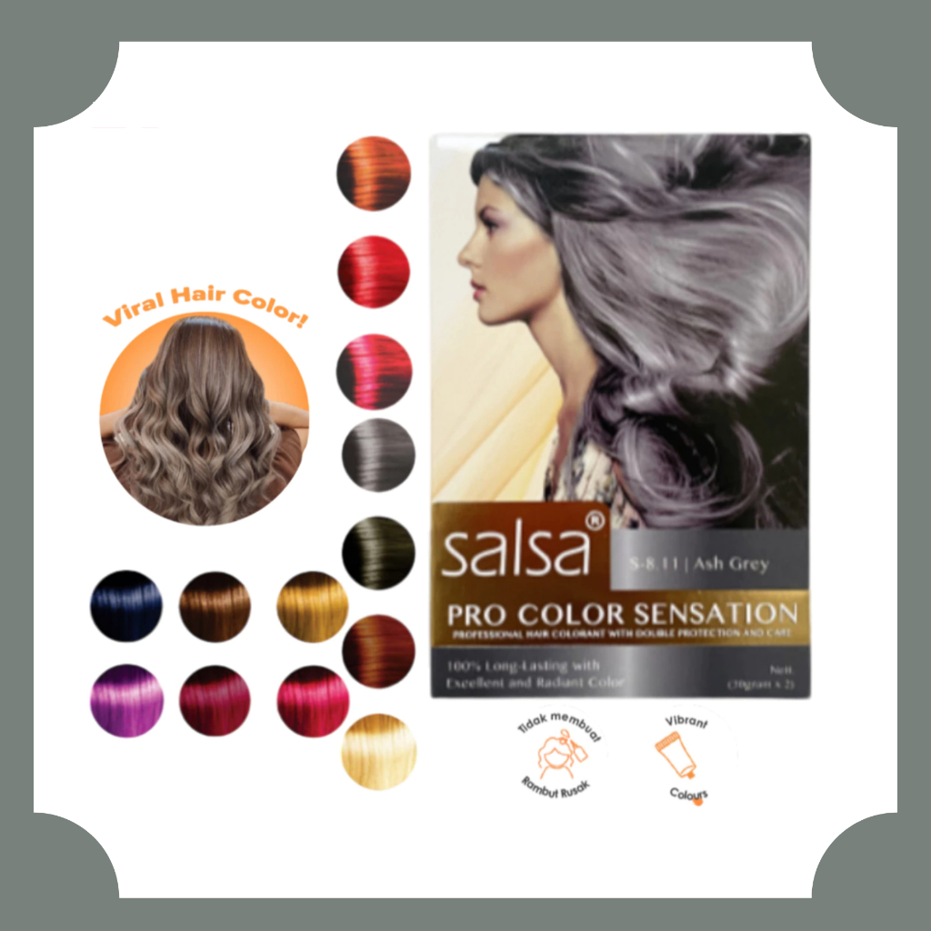 Jual Salsa Pro Color Sensation / Hair Color / Cat Semir Rambut ...