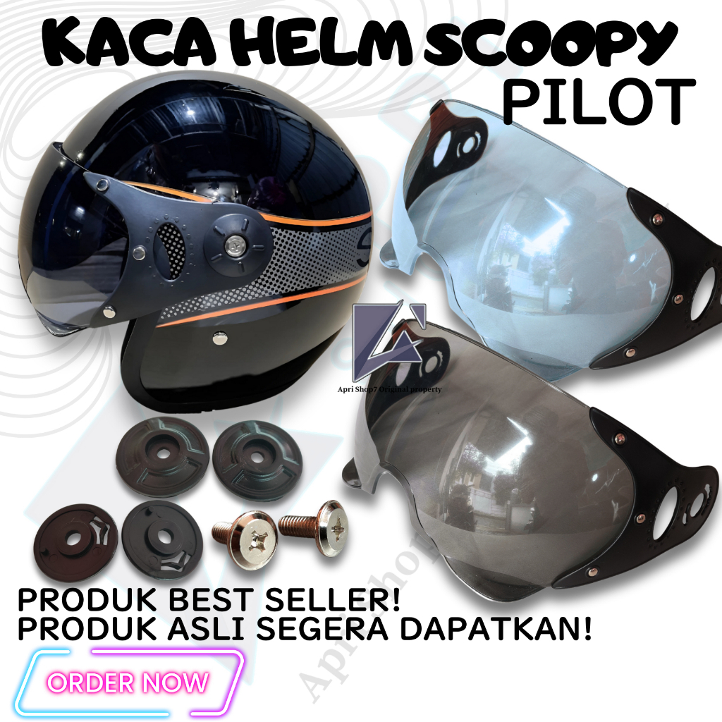 Jual Kaca Helm Honda Scoopy Pilot | Shopee Indonesia