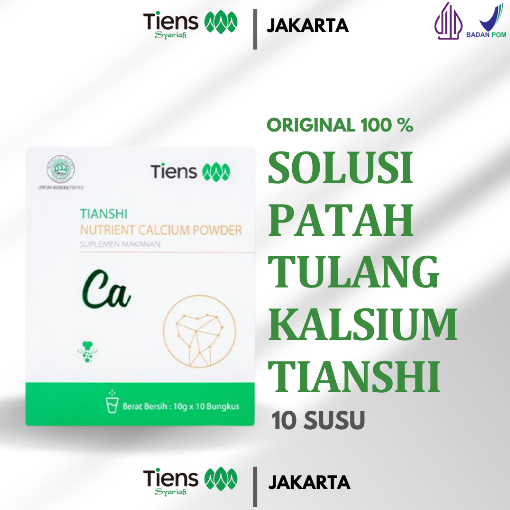 Jual [TERMURAH] Susu Tiens Untuk Patah Tulang Original Kalsium Tianshi ...