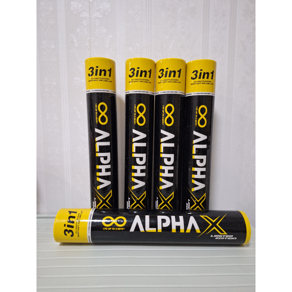 Jual Shuttlecock Alpha X 3 in 1 Speed 75/77 | Shopee Indonesia