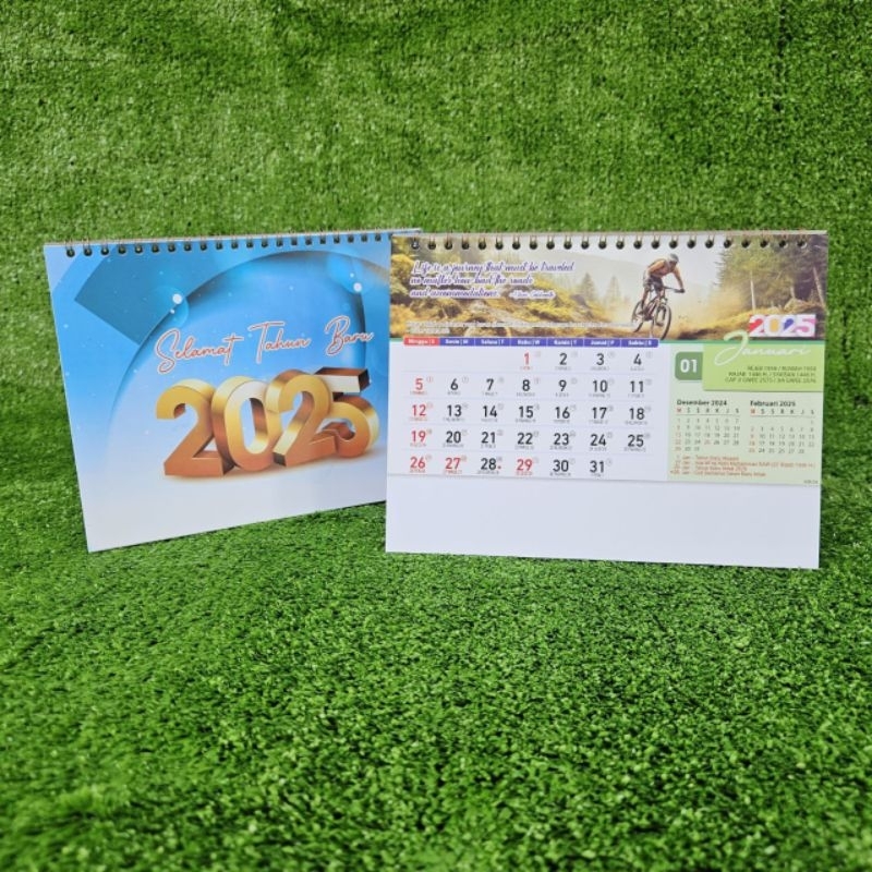 Jual Kalender meja 2025 kalender meja standar Km 4 Motivasi ukuran 21× ...