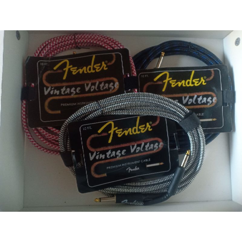 Jual KABEL JACK GITAR DAN BASS MEREK FENDER 099 3 METER | Shopee Indonesia
