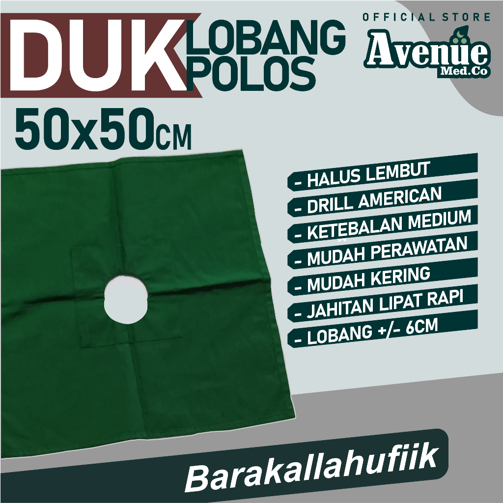 Jual Avenue Med Co DUK Operasi LOBANG POLOS 50x50cm | Shopee Indonesia