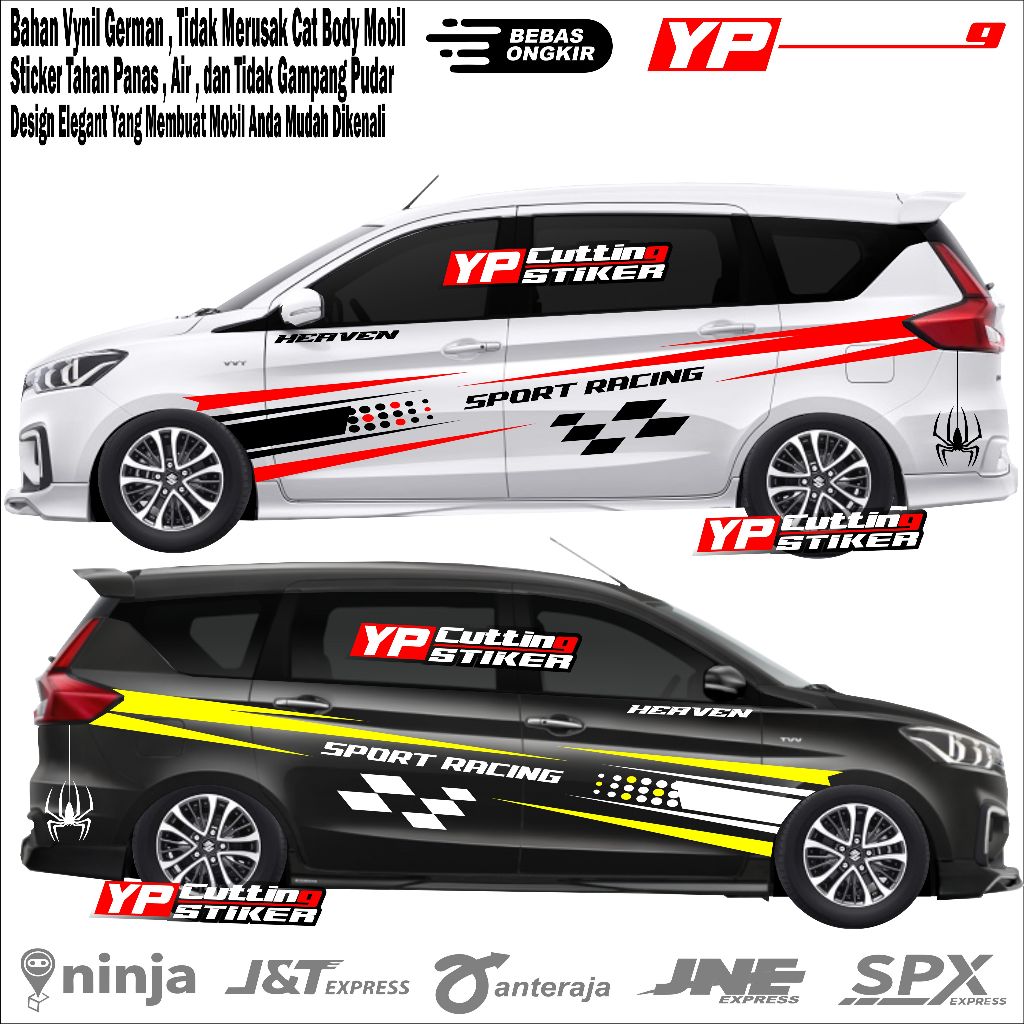 Jual Sticker mobil ertiga sticker list terlaris terbaru mobil ertiga ...