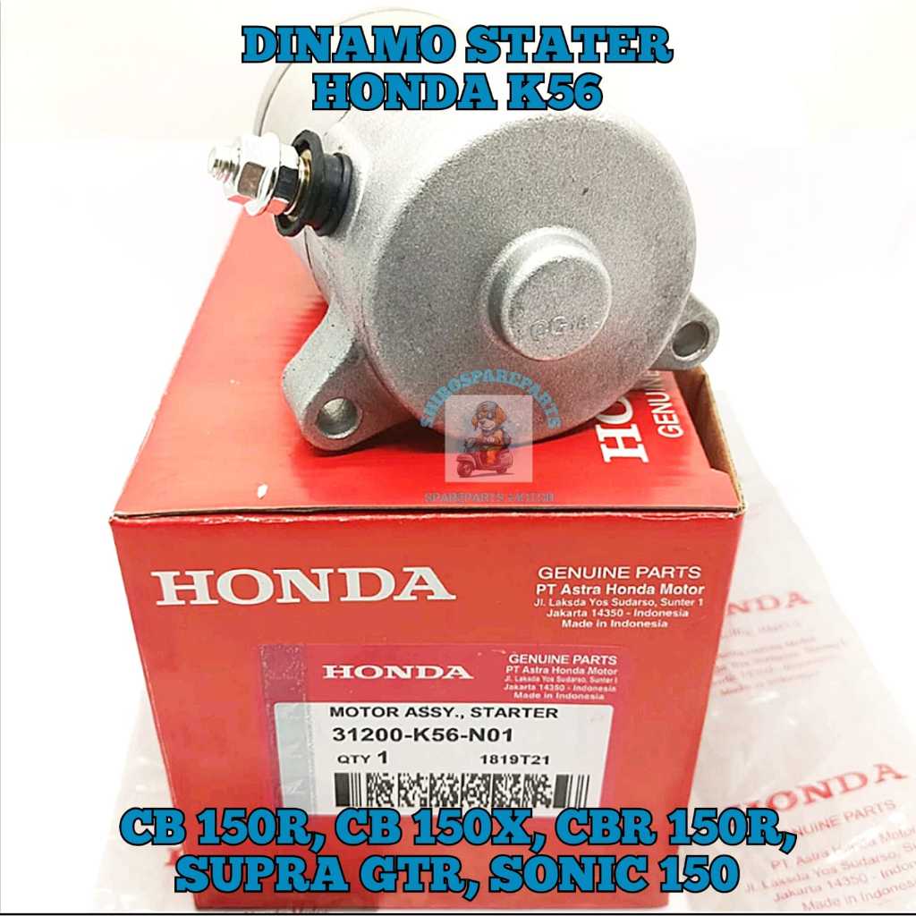Jual DINAMO STARTER k56 ASLI ORIGINAL MOTOR HONDA CB 150 R New , CB150 ...
