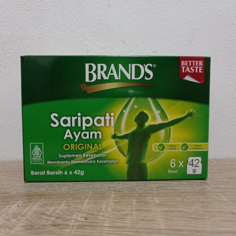 Jual BRAND'S Saripati Ayam Original 42 Gr isi 6 botol / 6 x 42g ...