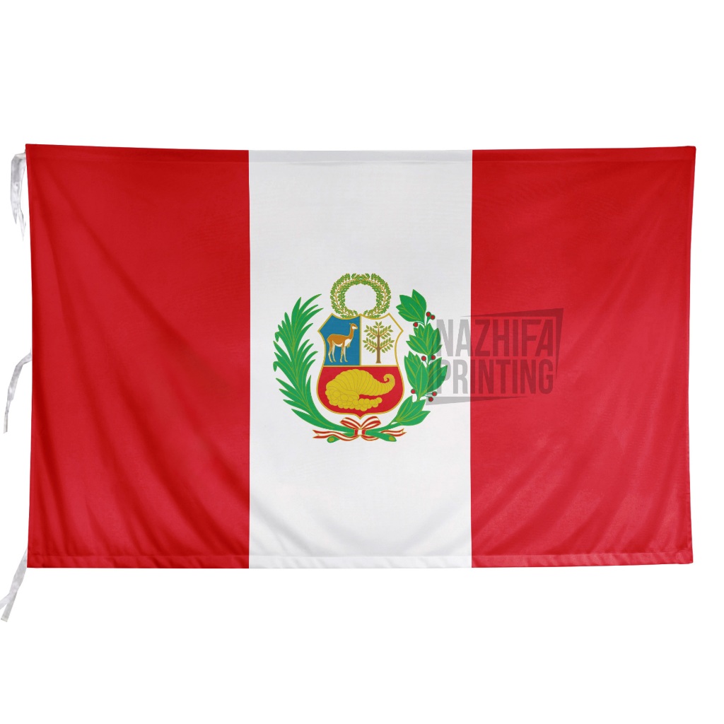 Jual Nazhifa Printing - Bendera Peru / Peru Flag, Bendera Negara ...