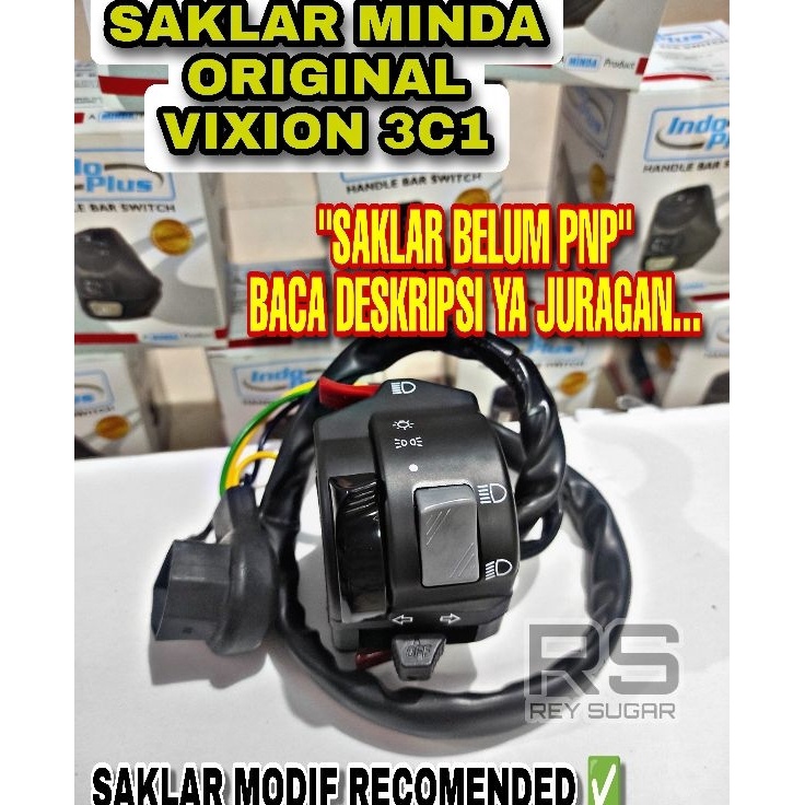 Jual SAKLAR KIRI VIXION OLD MINDA LAMA 3C1 ON OFF LAMPU ADA KARETNYA ...