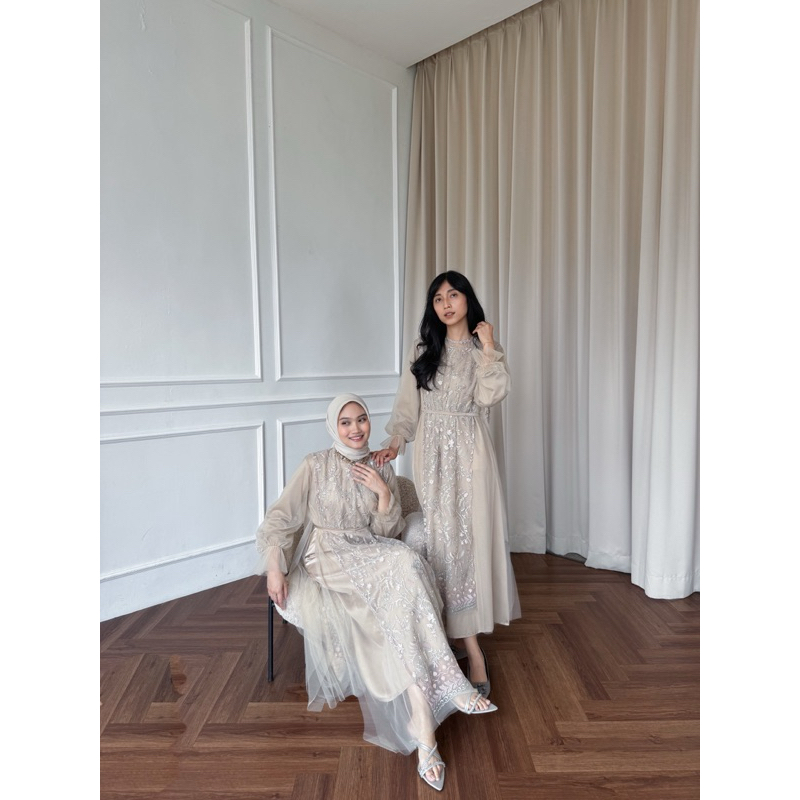 Jual luna dress for raya series vol 2/ baju kondangan | Shopee Indonesia