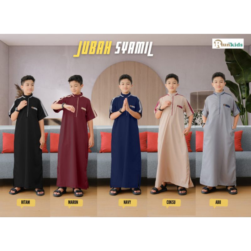 Jual PO‼️jubah anak JUBAH SYAMIL BY RUNKIDS 6-14y | Shopee Indonesia
