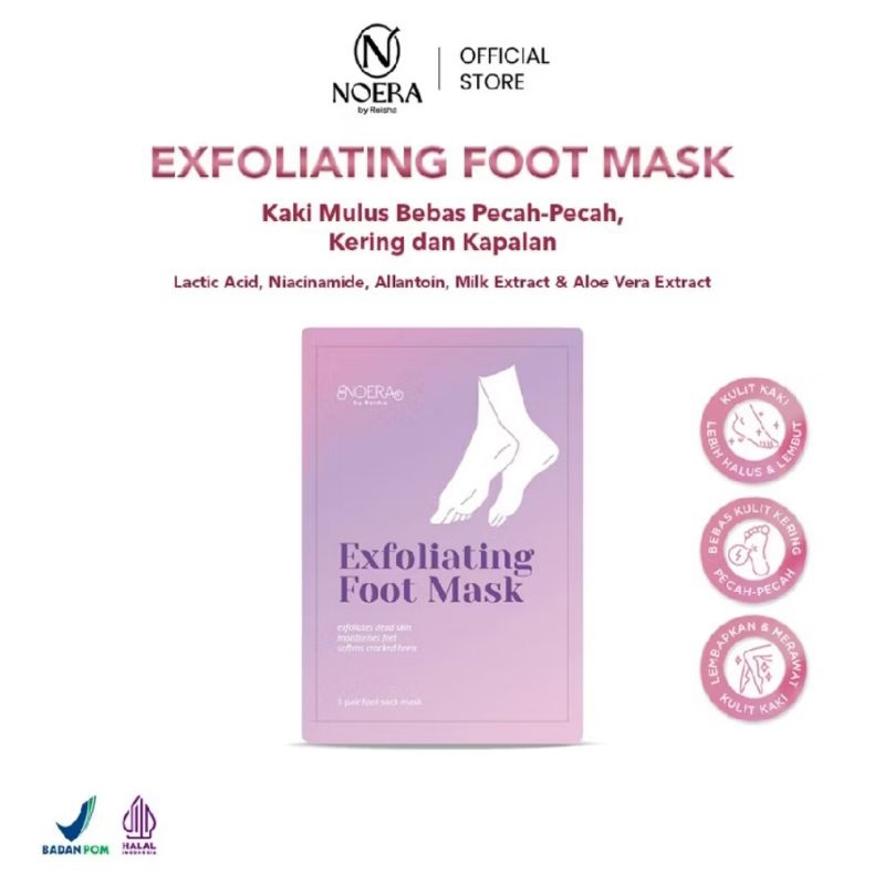 Jual Noera Exfoliating Foot Mask | Noera Foot Mask Masker Kaki Foot ...