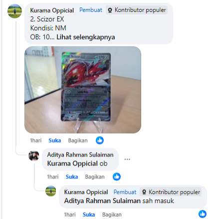 Jual AUCTION FPTI Aditya Rahman pokemon no 2 Scizor EX | Shopee Indonesia