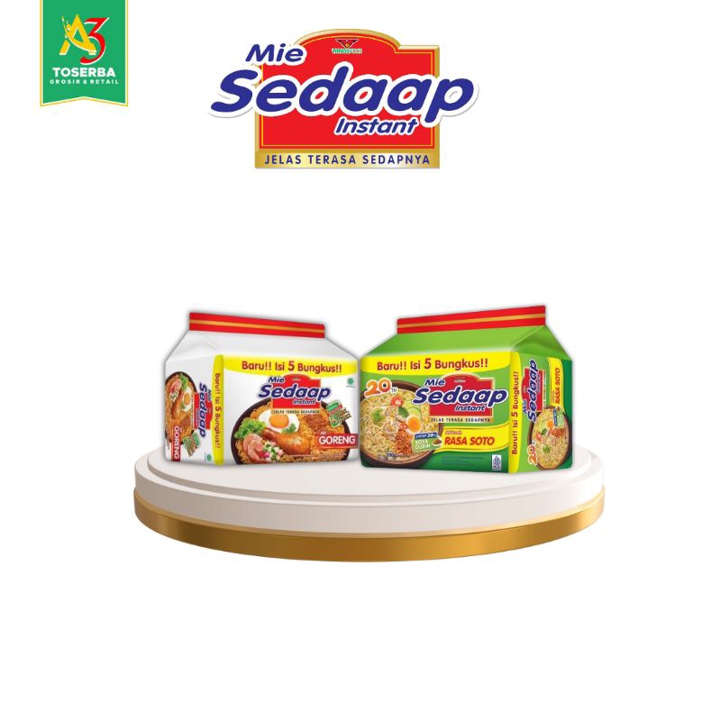 Jual Mie Sedaap Instant Goreng & Rasa Soto isi 5 Pcs | Shopee Indonesia