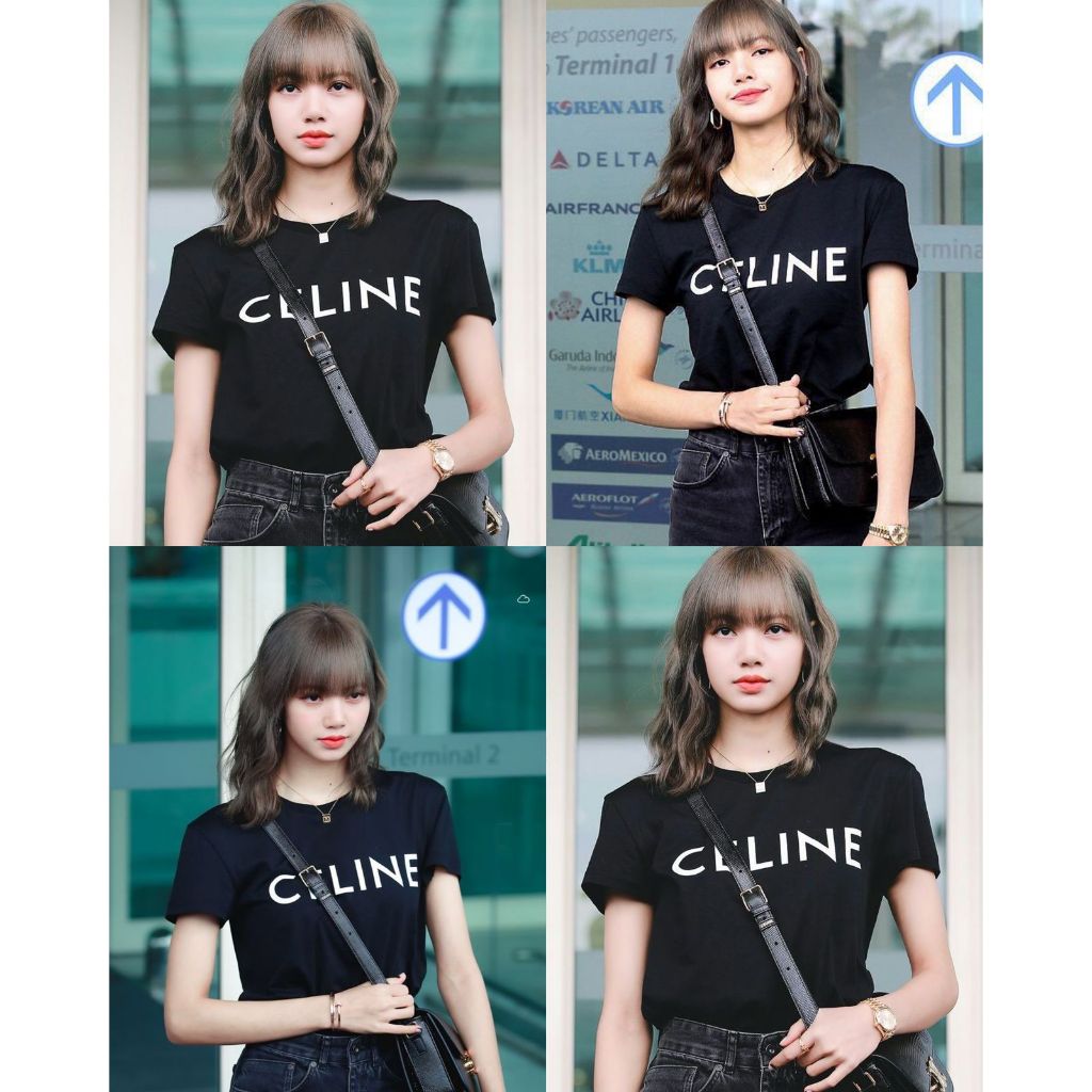 Jual CLN Logo Paris & Font Cotton Tshirt | Shopee Indonesia