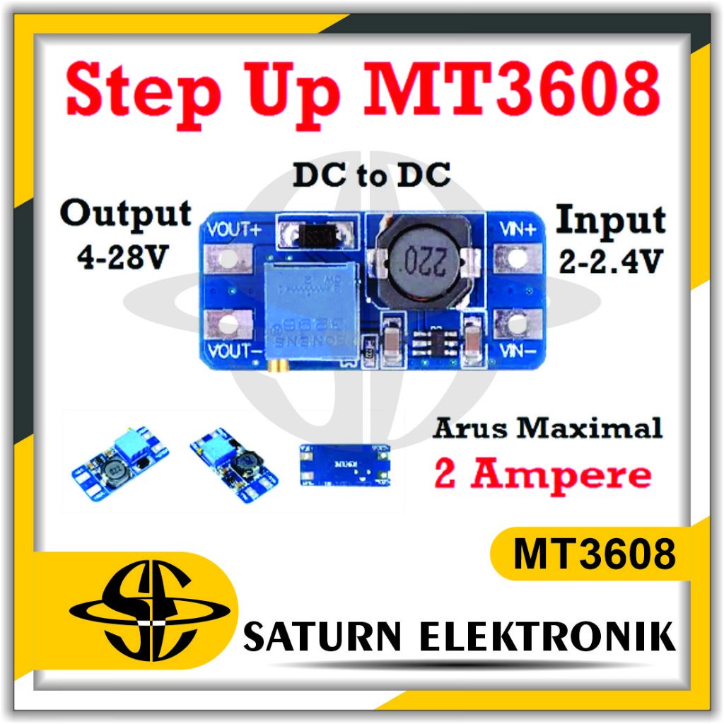 Jual Module Converter Boost Step Up MT3608 | Shopee Indonesia