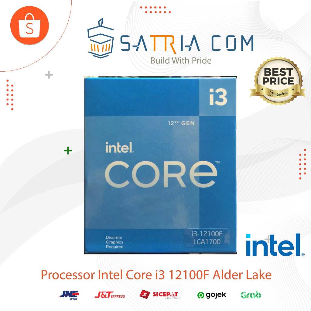 Jual Processor Intel Core i3 12100F Alder Lake LGA1700 | Shopee Indonesia