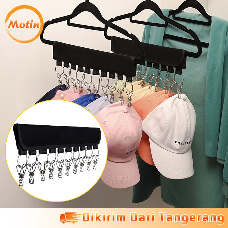 Jual Gantungan Topi Cap Hanger Hat Organizer Foldable Hat Cap Hanger ...
